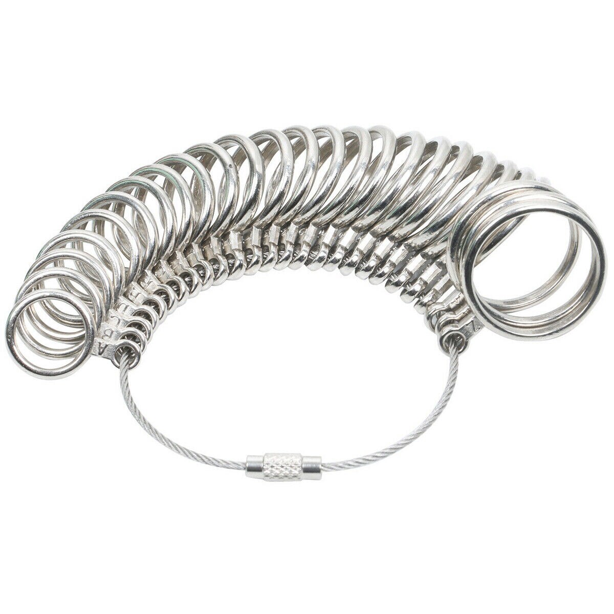 Metal Ring Sizer Set Measuring Ring with Rings Man... – Grandado