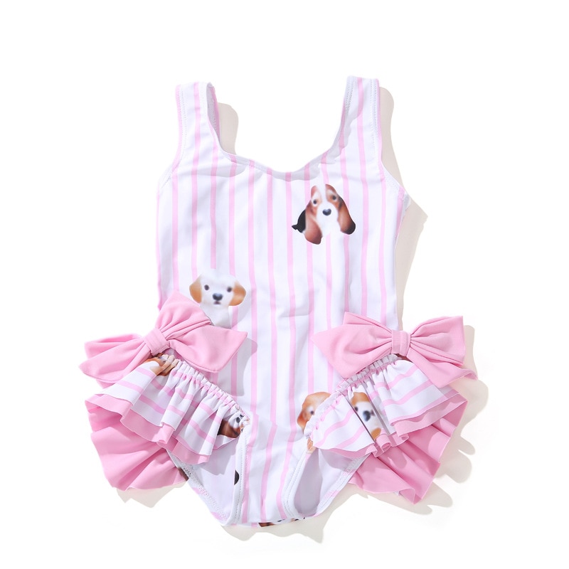 Baby Girls Fluffy Swimwear Spanish Bows Toddler Gi... – Grandado