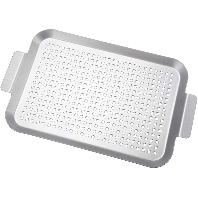 Grill Topper BBQ Grilling Pans,Heavy Duty NonStick... – Grandado