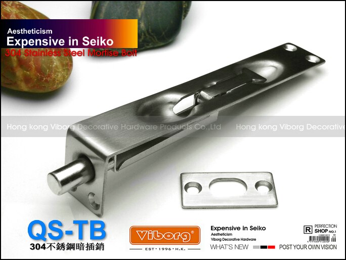 VIBORG 25CM (10") 304 Stainless Steel Door Bolt Se... – Vicedeal