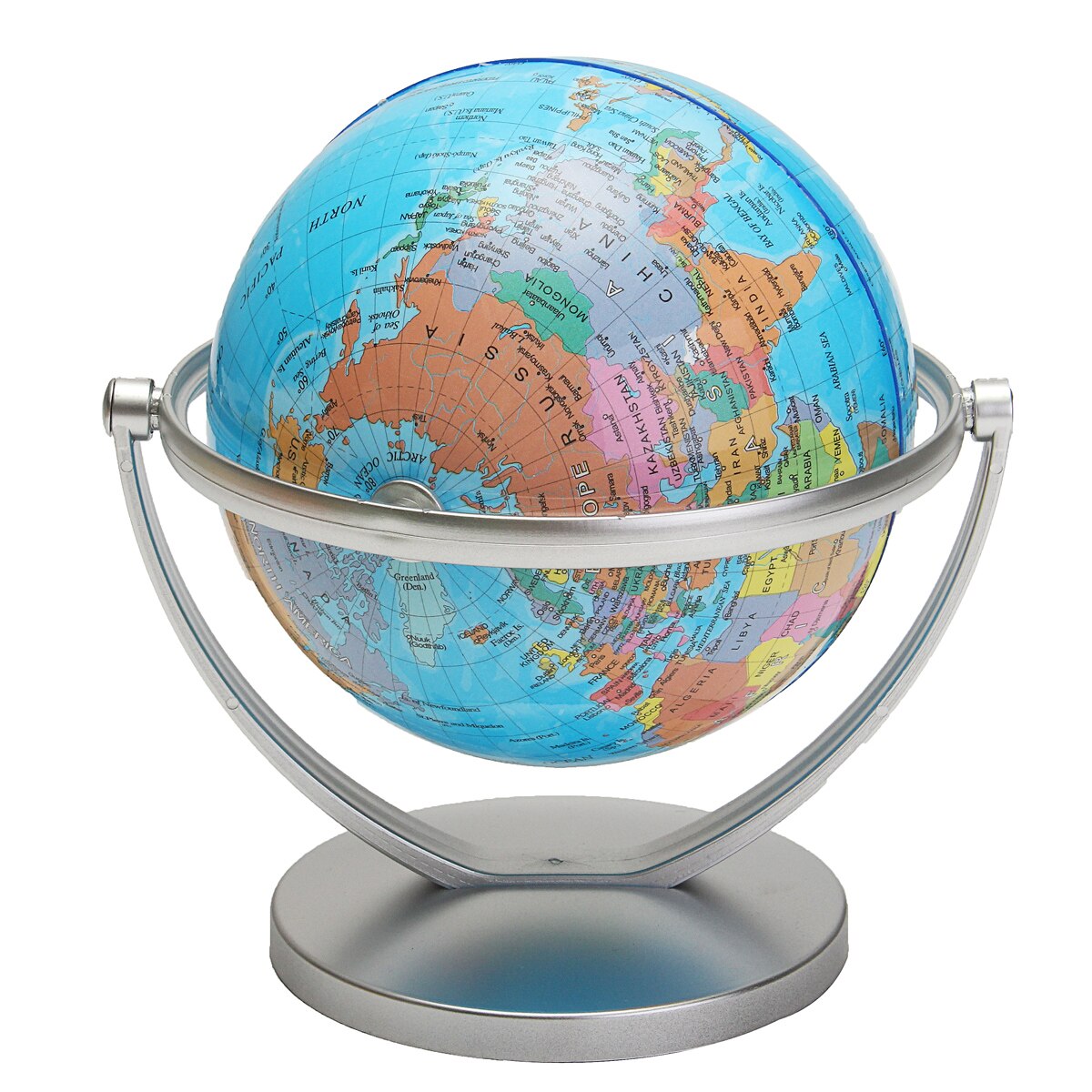 18cm Modern English Geography World Globe Rotating... – Grandado