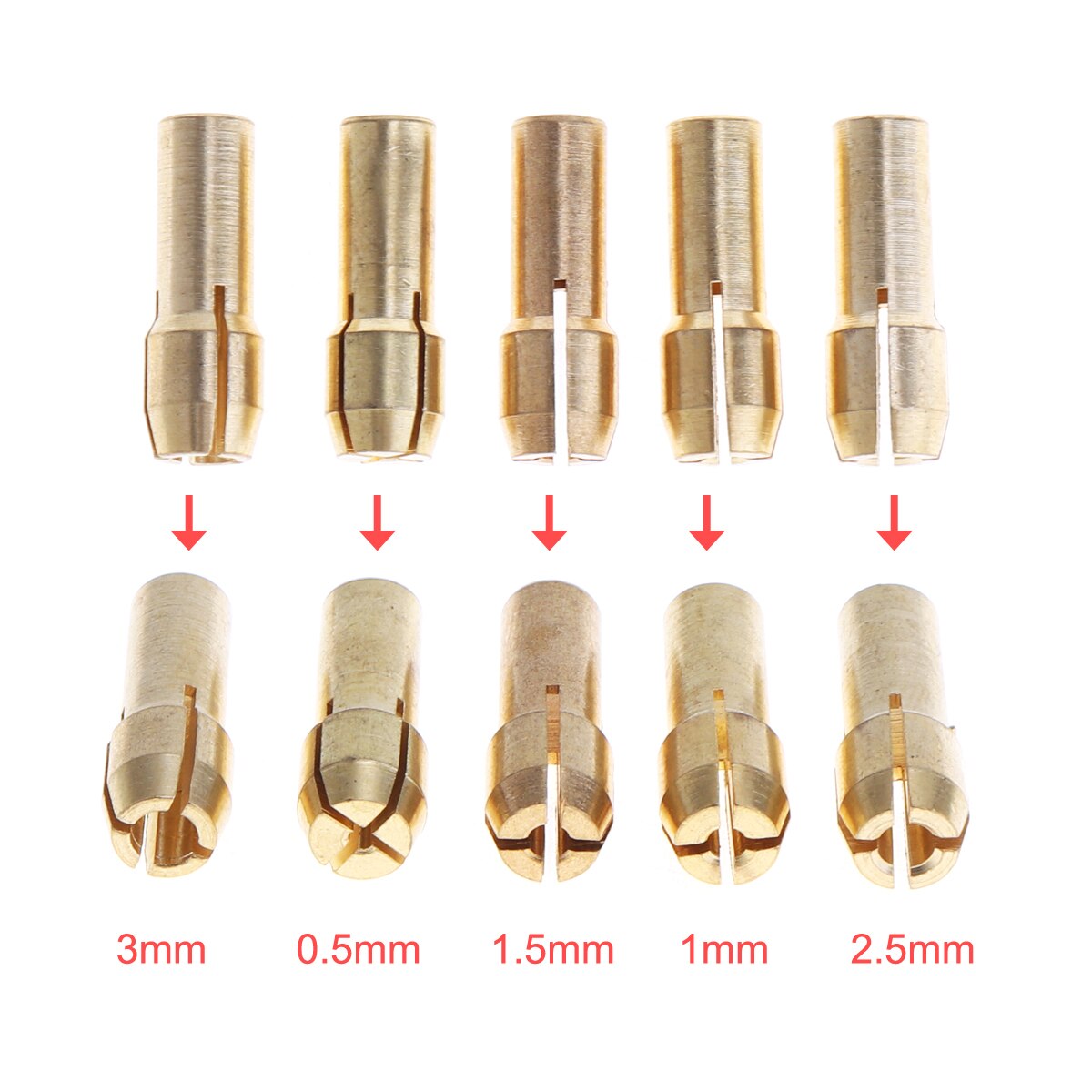 7Pcs 0.5-3Mm Mini Boor Klauwplaten Adapter Spantan... – Grandado