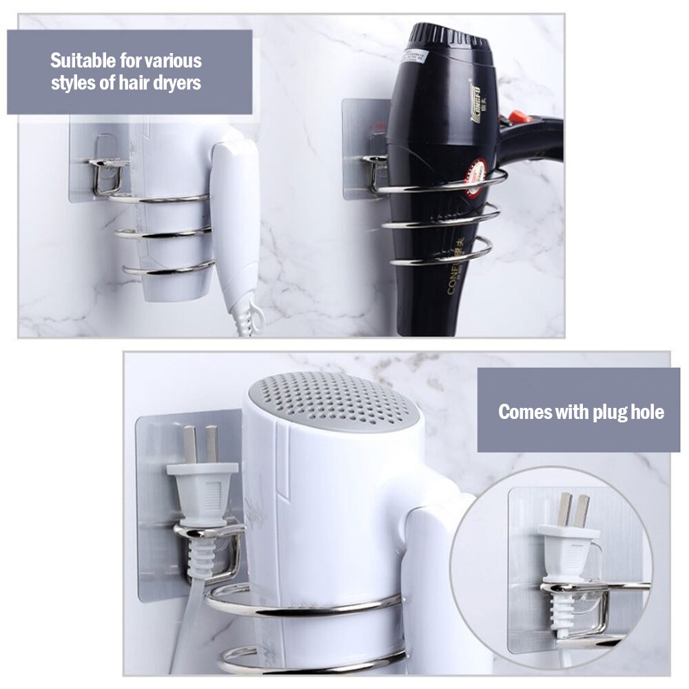 Hair Dryer Holder Rack Barber Salon Styling Storag... – Grandado