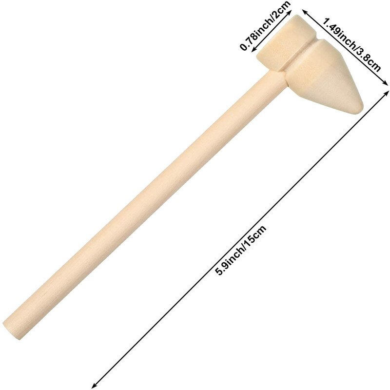 Mini Wooden Hammer Wood Mallets For Seafood Lobste... – Vicedeal