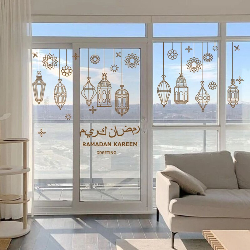 2Pcs Ramadan Kareem Wall Stickers DIY Decal Art Mu... – Grandado