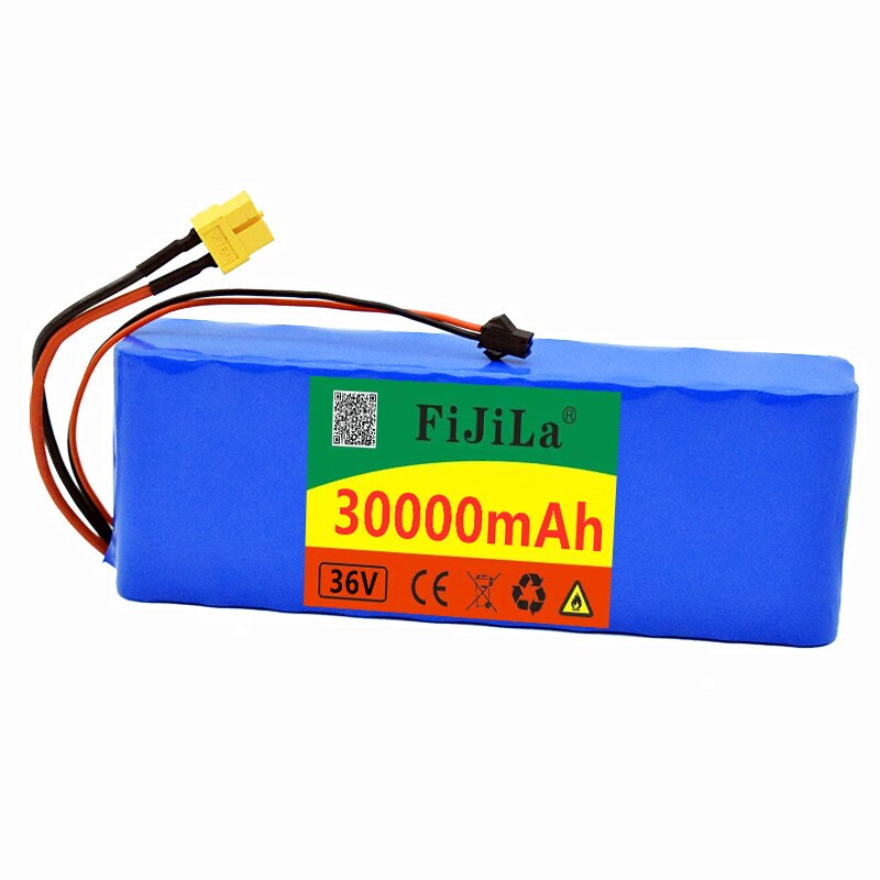 36V 30Ah 10S2P 18650 Rechargeable battery pack 300... – Grandado