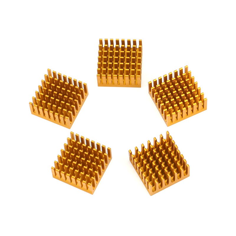 1 pcs koellichaam transistor radiator (gold slot) ... – Vicedeal