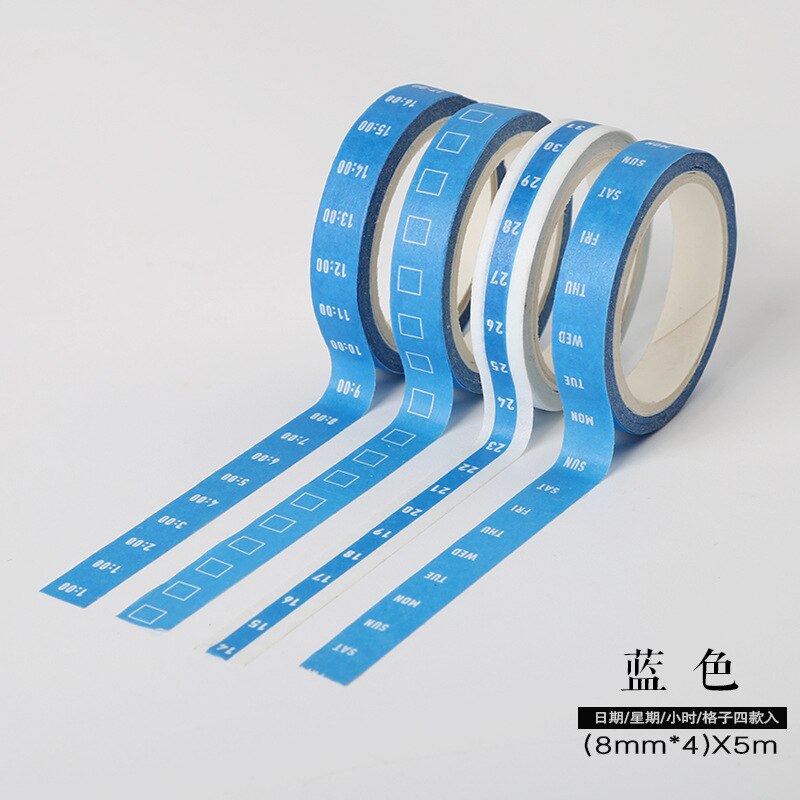 (4 Pieces/lot) Office School Planning Washi Tape S... – Grandado