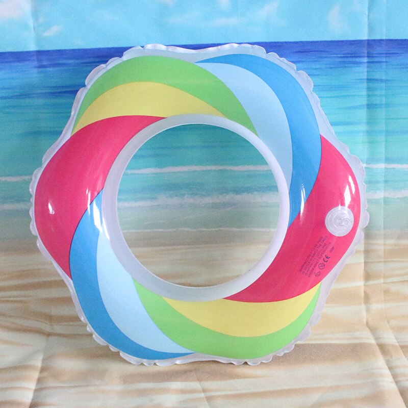 INS Style Inflatable Rainbow Swimming Tube Orange ... – Grandado