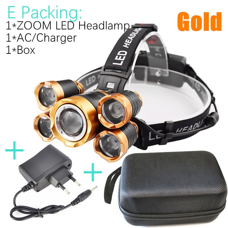 Most Powerful Induction ZOOM LED Headlight headlam... – Grandado