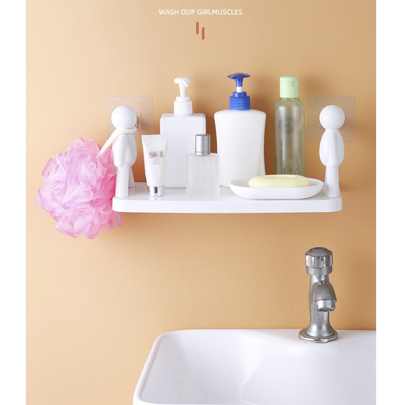 Hook Storage Rack Kitchen Bathroom Storage Rack St... – Grandado