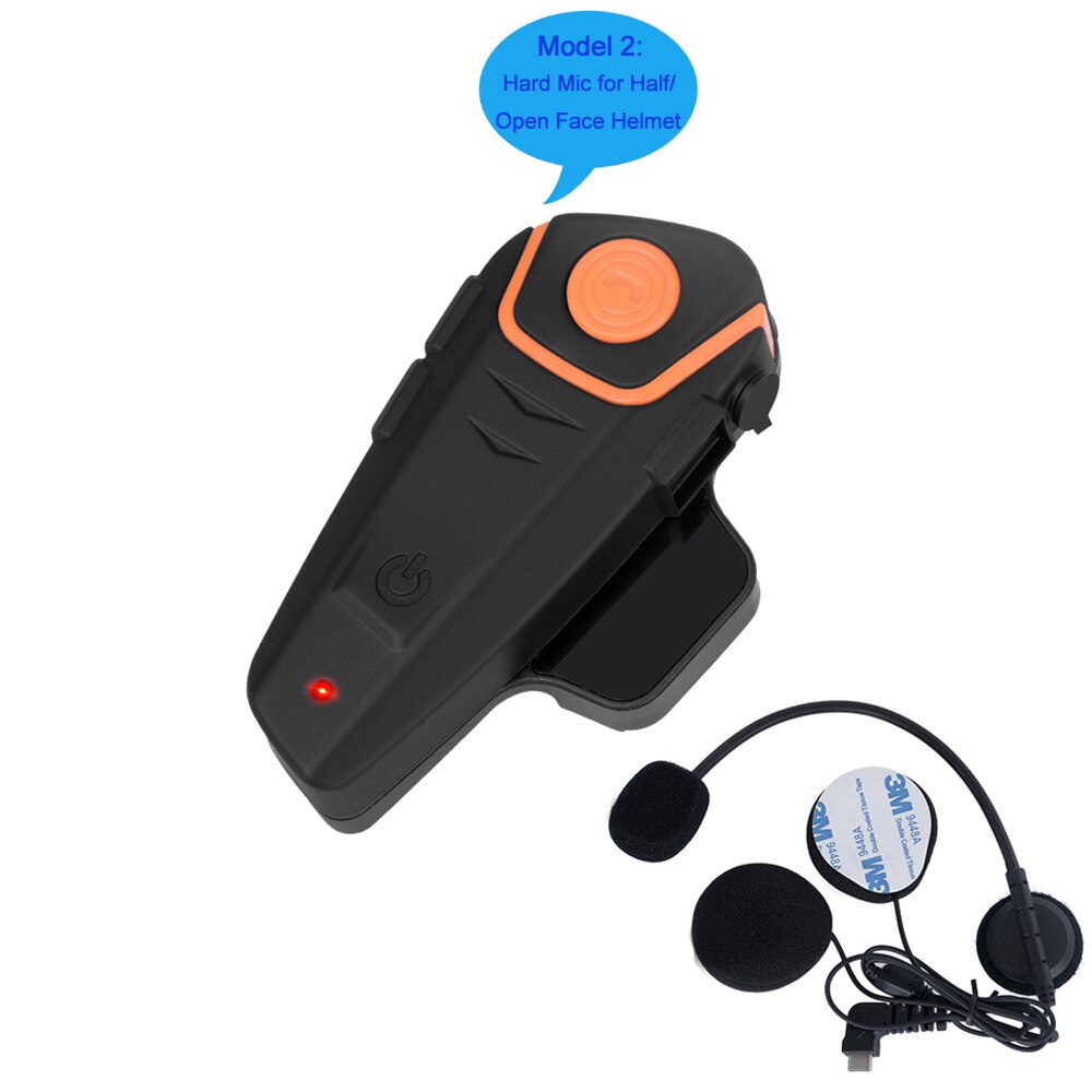 Motorcycle Bluetooth helmet Intercom BT-S2 1000M W... – Grandado