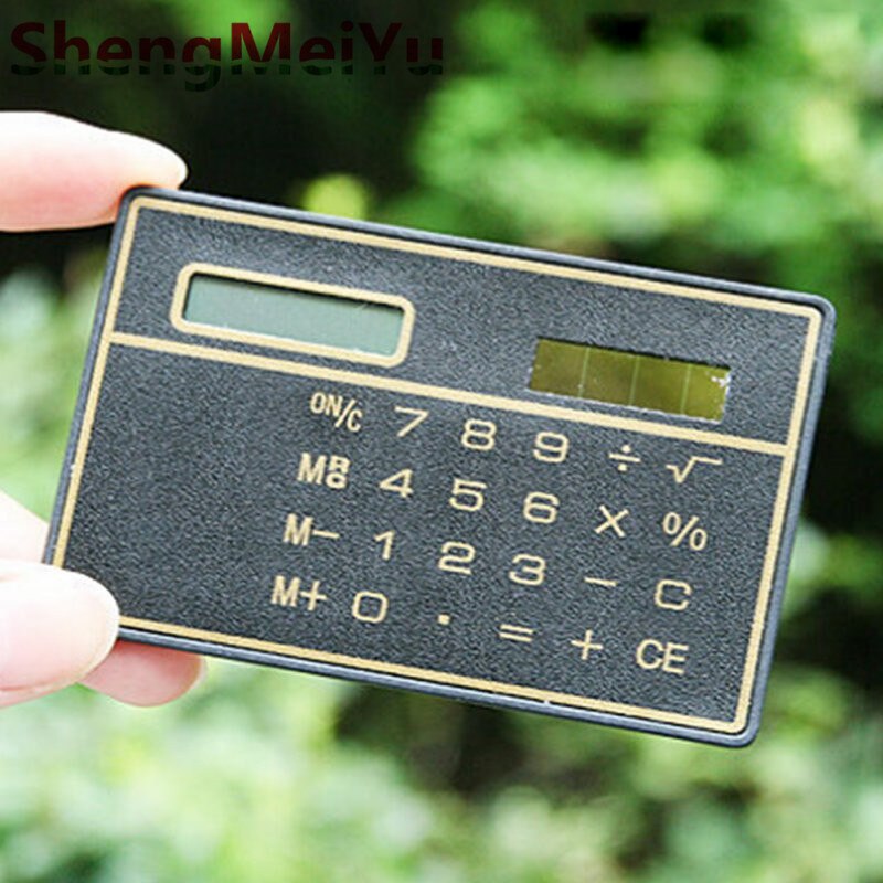 1PC Mini Solar Calculator Function Credit Card Cal... – Grandado