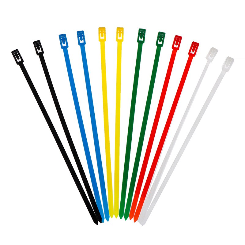 Practical 100 Pcs Good 200mm Releasable Cable Ties... – Vicedeal