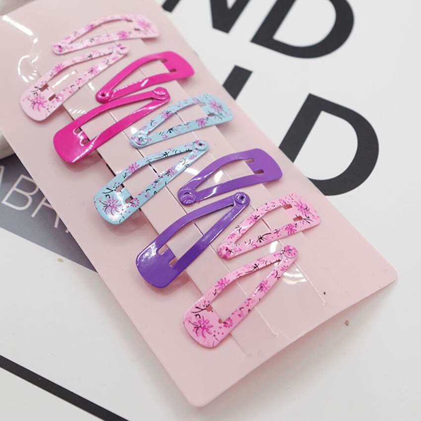 10pcs Cute Candy Color Kid Girl Hairpin BB Snap Ha... – Grandado