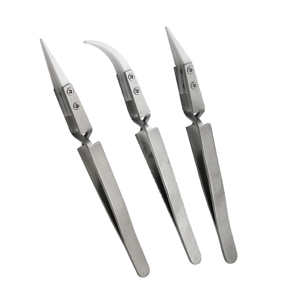 Stainless Steel Ceramic Tweezers Antimagnetic Acid... – Grandado