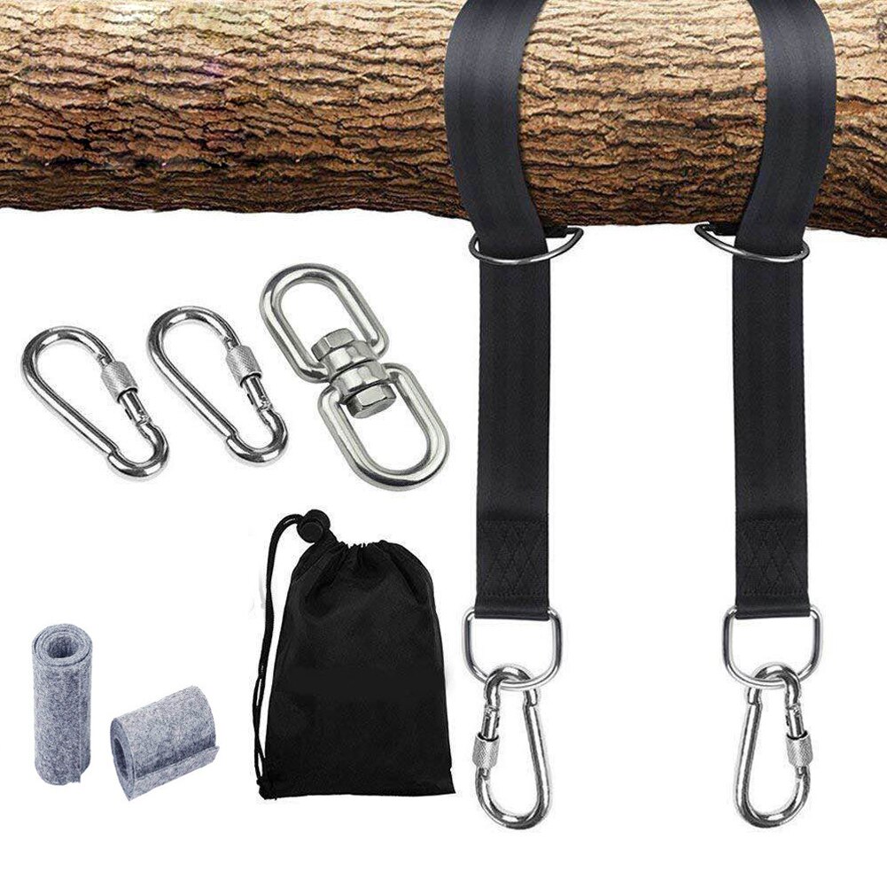 Swing Band Set Hangmat Boom Opknoping Bandjes Zwar... – Grandado