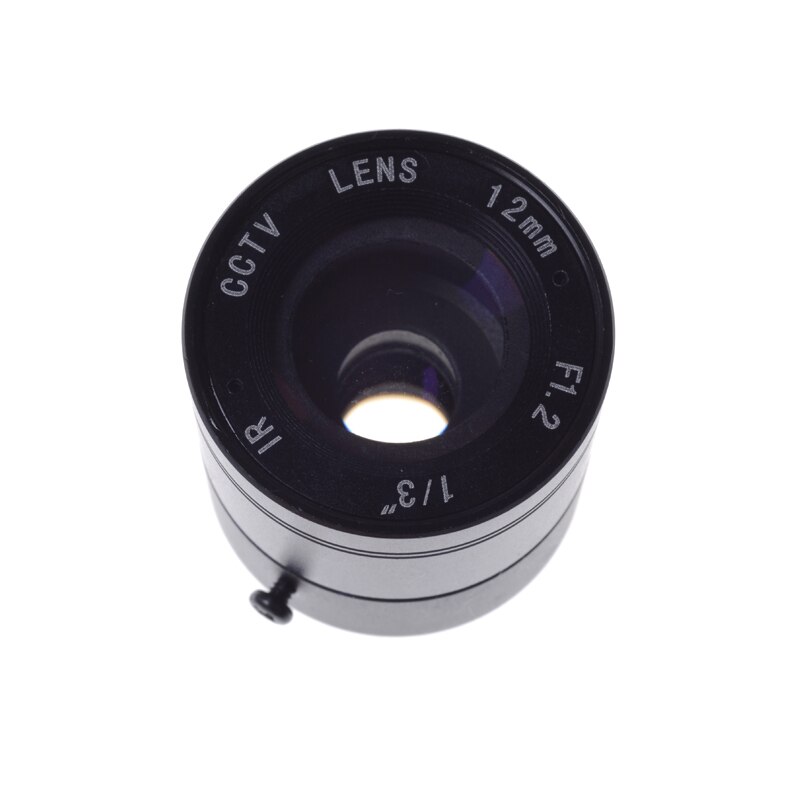 CCTV CS lens 12mm 26.2 graden 1/3 "F1.2 CCTV Vaste... – Vicedeal