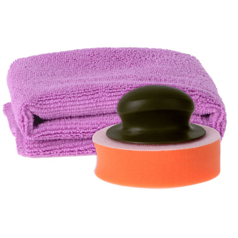 Auto Wax Polijsten Spons Plastic Handvat Super-Fib... – Grandado