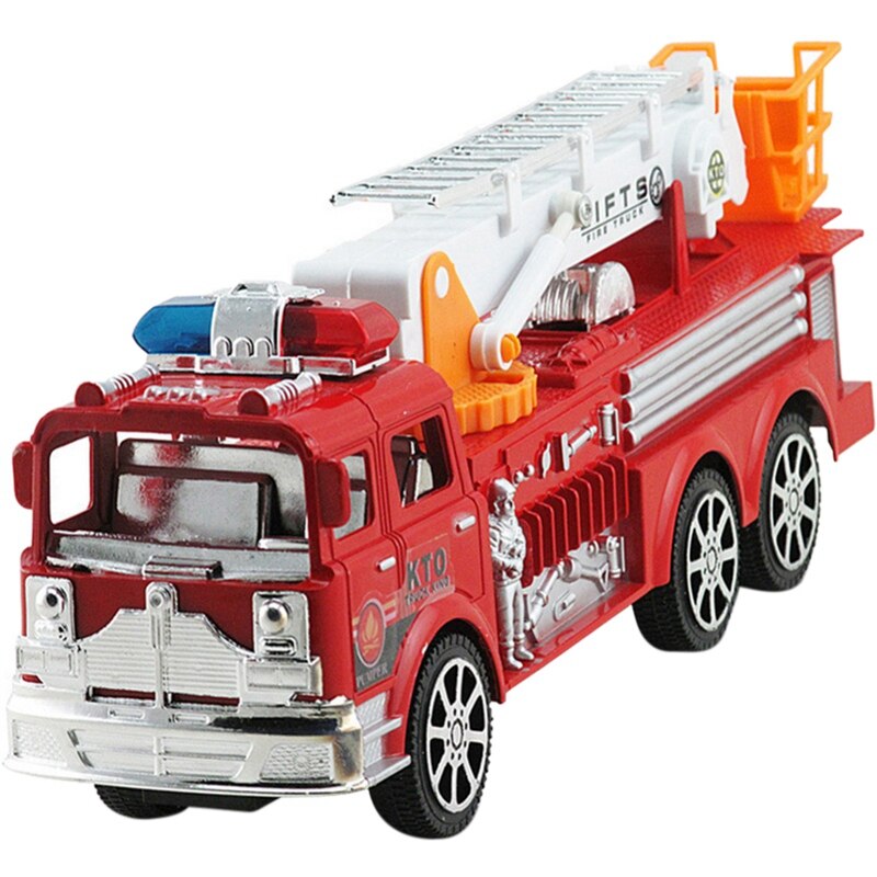 Simulation Fire Engine Pull Back Toy Inertial Fire... – Grandado