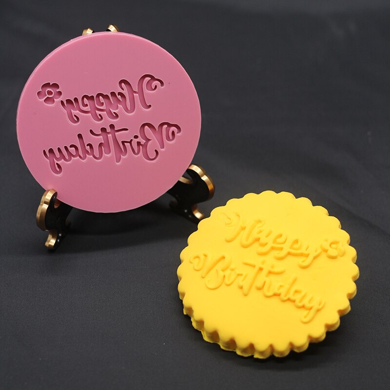 Cake Decoration Happy Birthday Letter Impression F... – Grandado