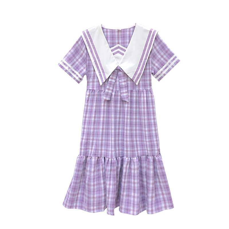 Japanese Sailor Collar Sweet Navy Style Long Style Vicedeal