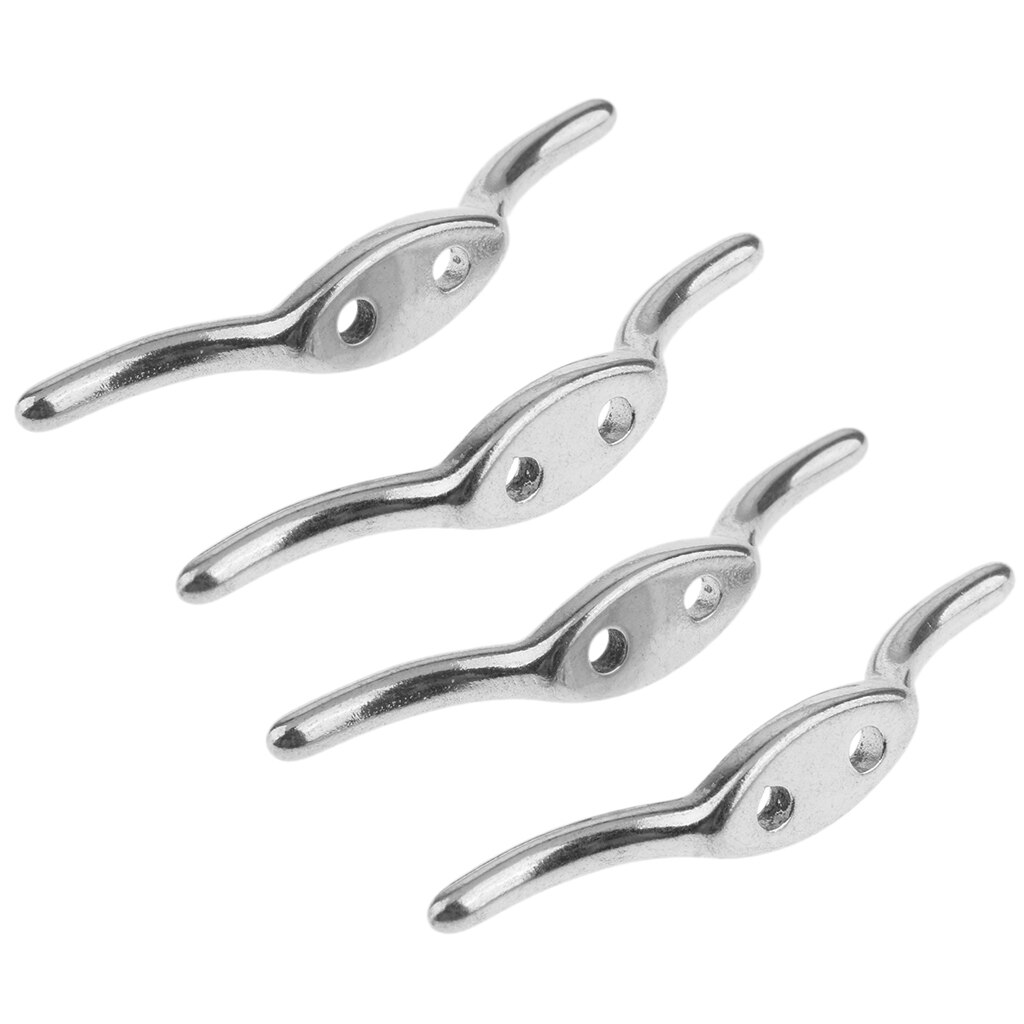 4Pcs 67mm 316 Grade Stainless Steel Rope Cleat for... – Grandado