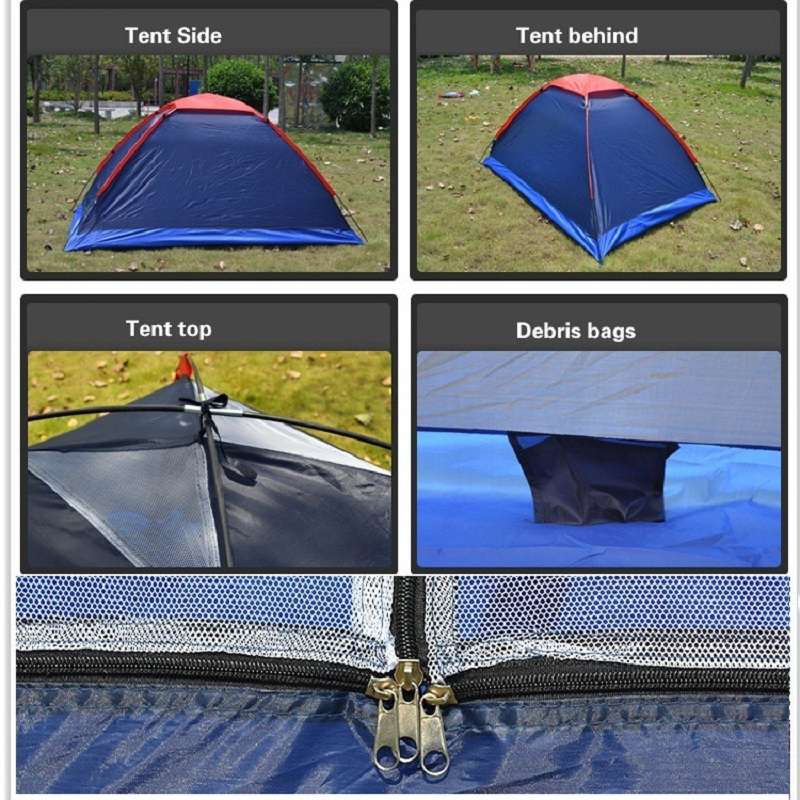 Summer Tent 2 Persons Tourist Single Layer Windpro... – Vicedeal