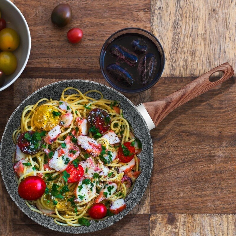 Marble Stone Nonstick Frying Pan with Heat Resista... – Grandado