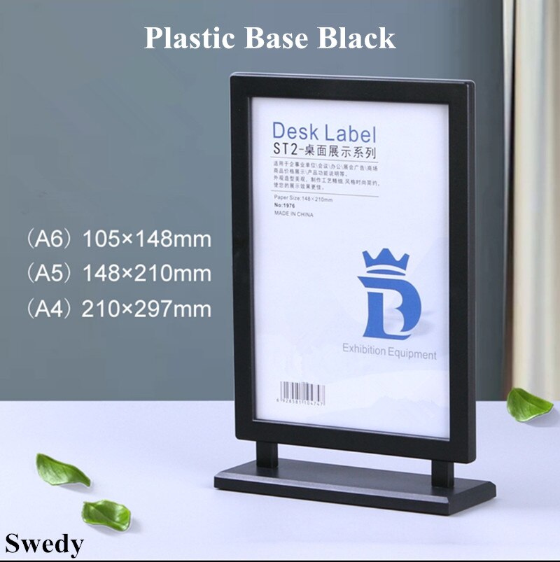 A5 T-Shape Double Side Acrylic Sign Holder Display... – Grandado