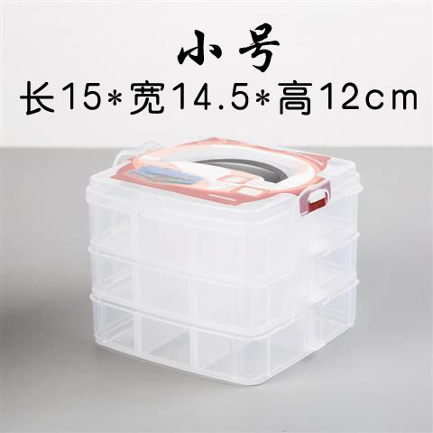 Transparent Portable Thickened Storage Box Three L... – Vicedeal