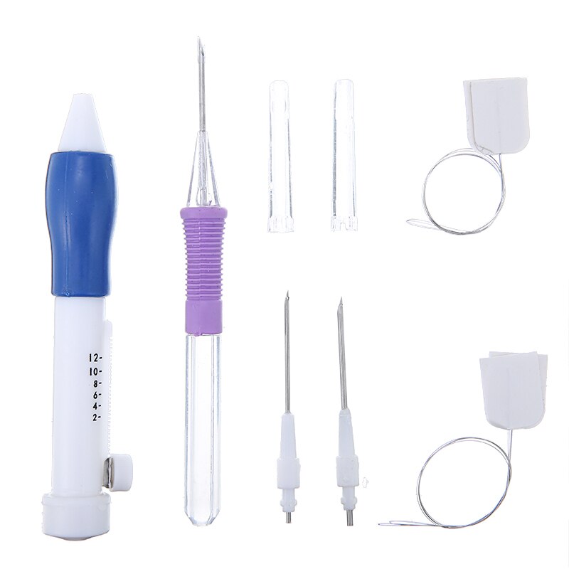 3 Size Magic Embroidery Pen Kit Crafts Punch Knitt... – Grandado