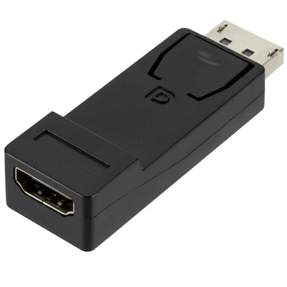 Dp Naar Hdmi Adapter Zwart M/F Displayport Audio V... – Vicedeal