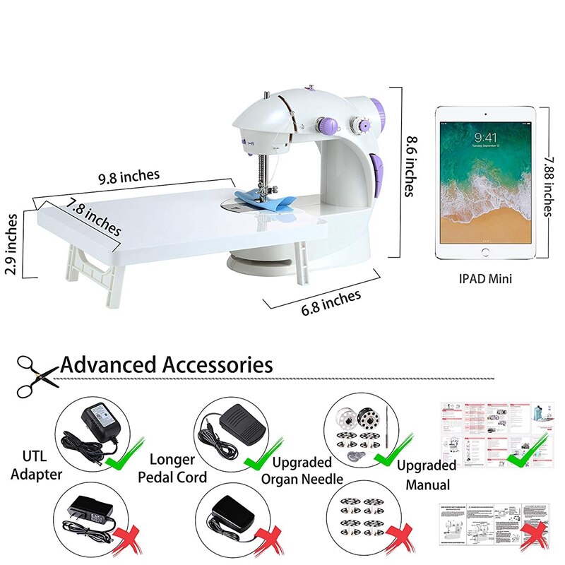 Mini Sewing Machine , Upgraded Version Portable Mi... – Vicedeal