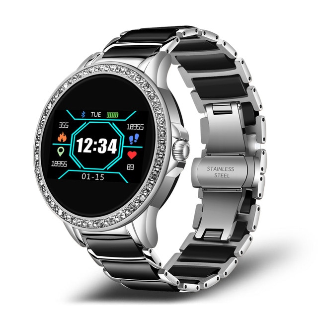 Women's Smart Watch Full Steel Screen Women Girl S... – Grandado