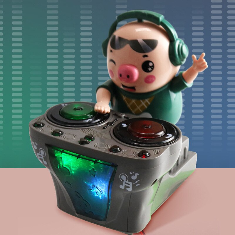 Funny Electric Music Dancing Pig Lighting Dj Doll ... – Vicedeal
