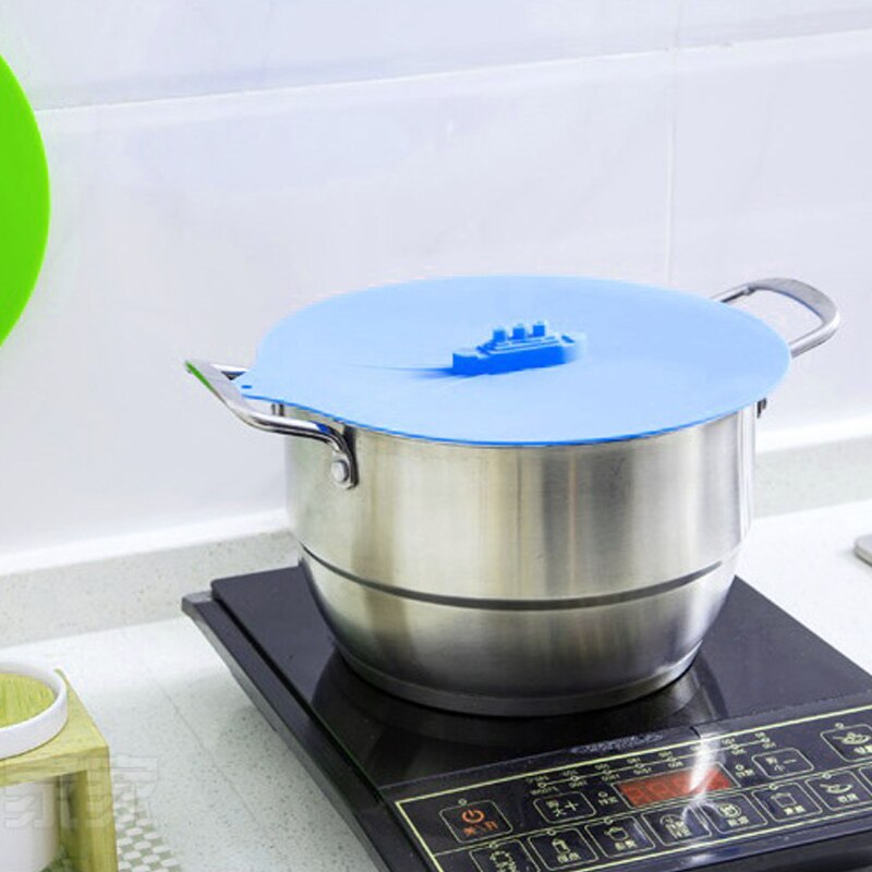 1 Piece Novelty Silicone Steam Ship Pot Lids Silic... – Grandado