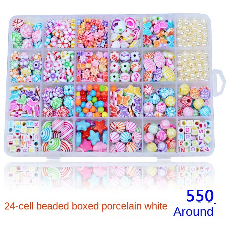 24 Boxed Bead Children DIY Toy Handmade Girls Craf... – Grandado