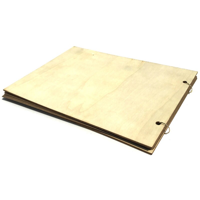 40 Page Wooden Decoration Signature Guest Books Ha... – Grandado