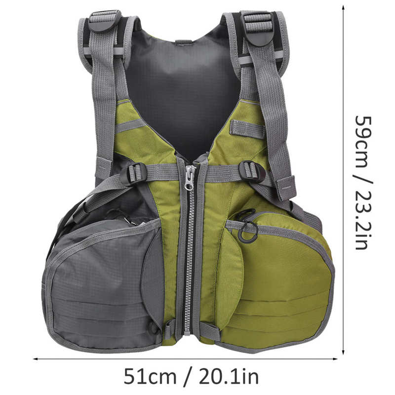 Outdoor Rafting Life Jacket Water Life Jacket Fish... – Vicedeal