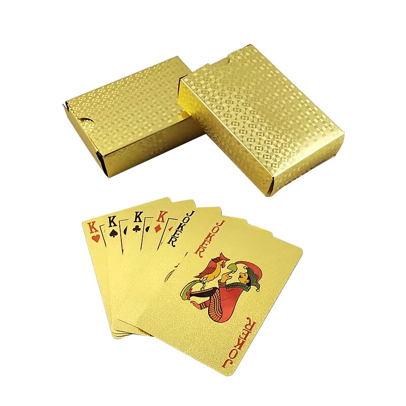 waterproof PVC plastic playing card set trend 54 p... – Grandado