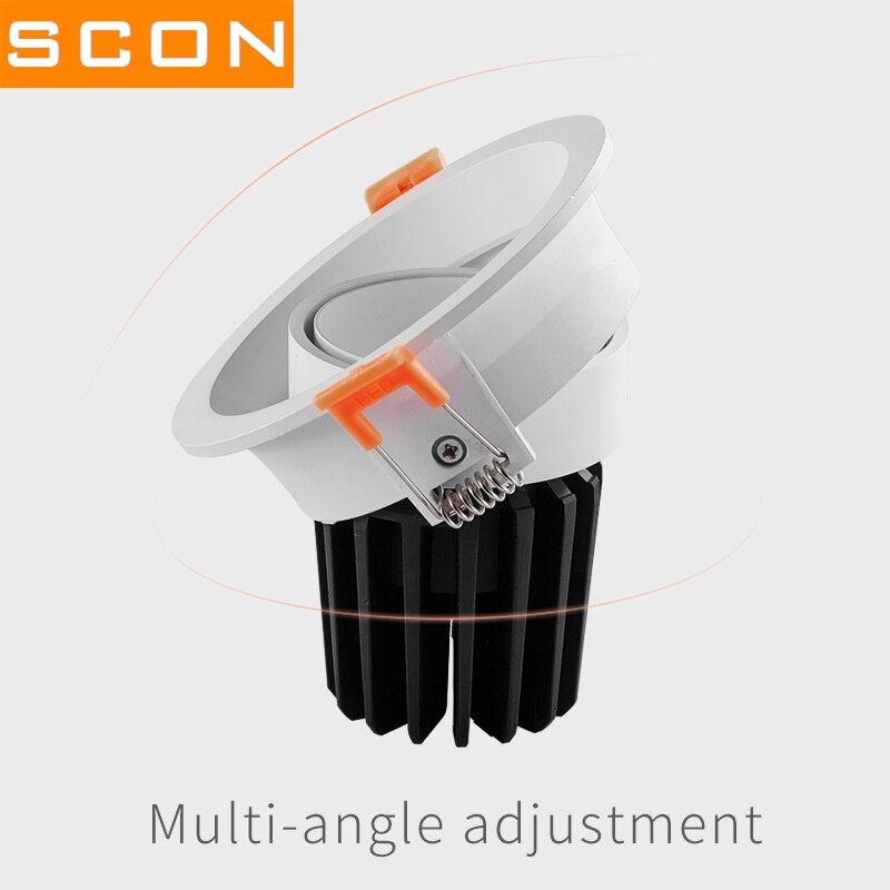 Scon Led 7W /12W Cob Spotlight Verzonken Plafond L... – Vicedeal