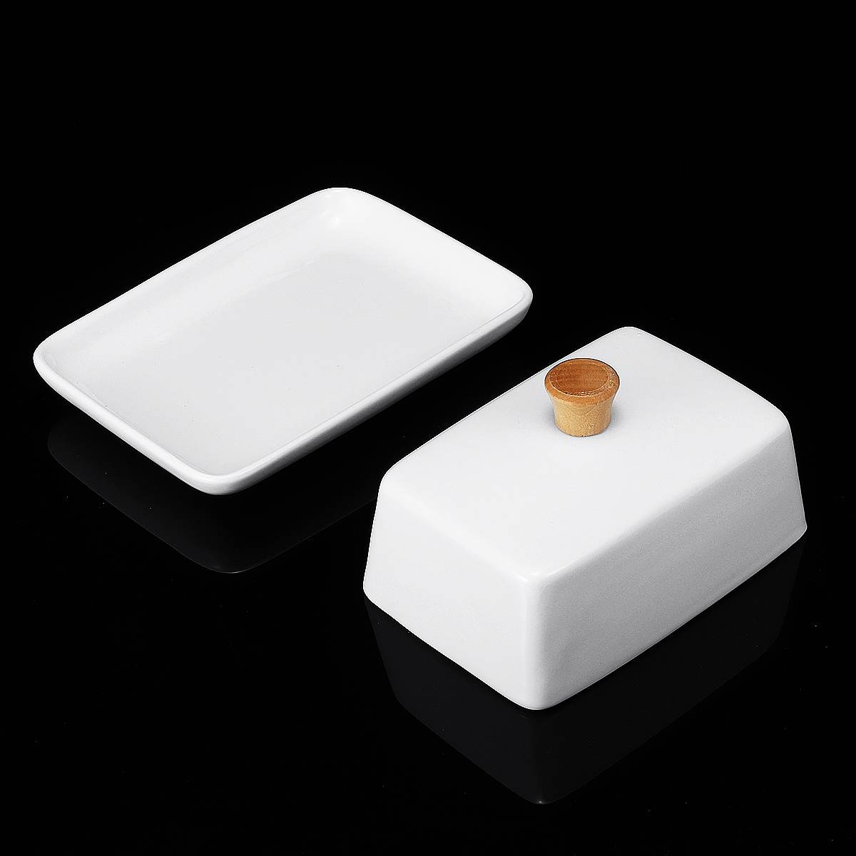 6/8 Inch Top Ceramic Butter Dish Box Container Hol... – Grandado