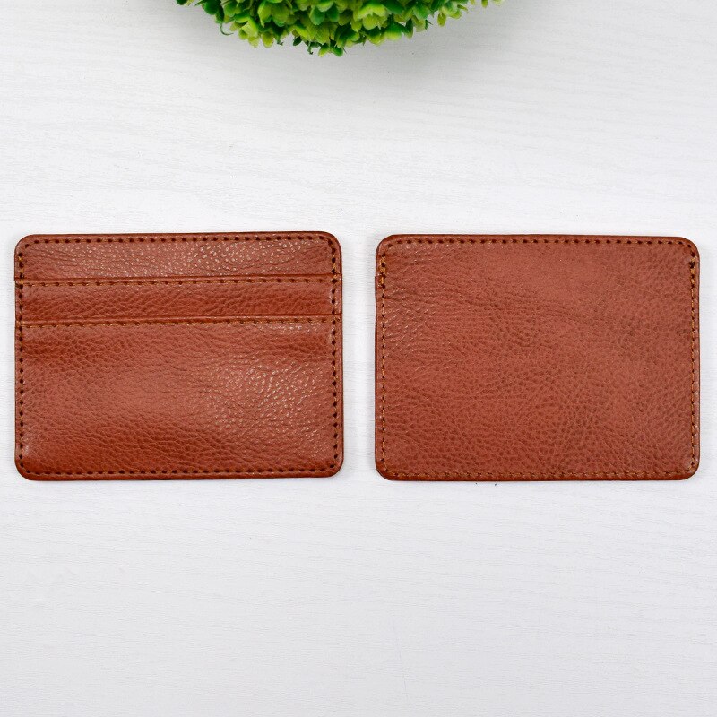 Ultra-thin Credit Card Holder Wallet Leather Small... – Grandado