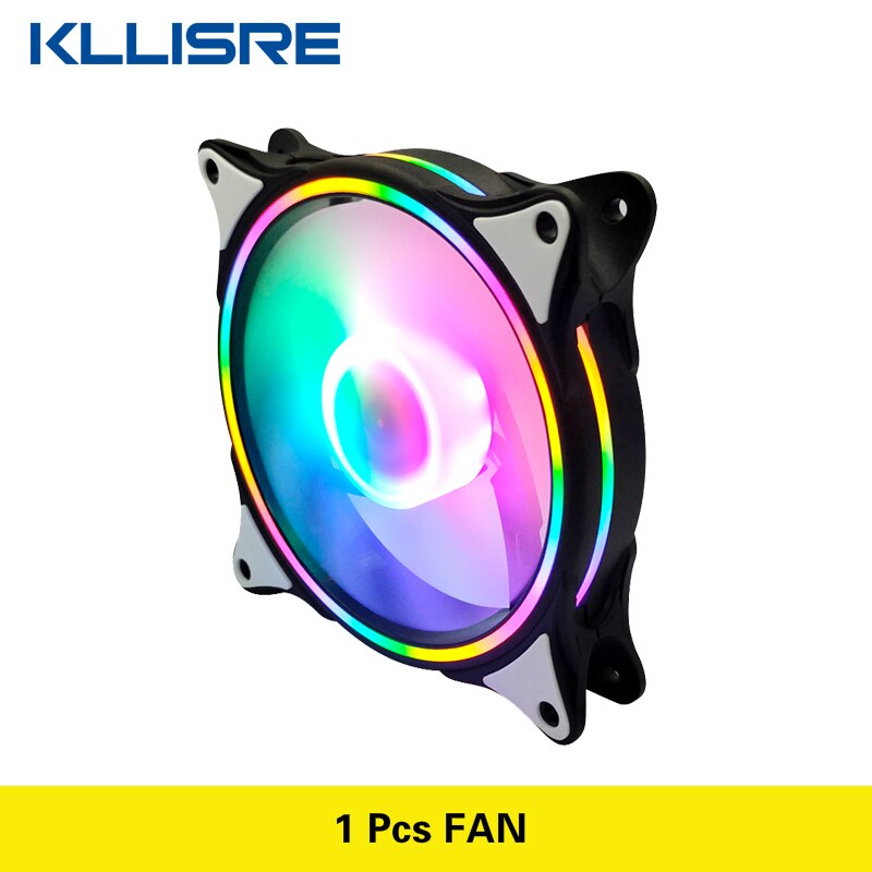 Kllisre LED Case Fan 120mm Fans Silent Sleeve Bear... – Vicedeal