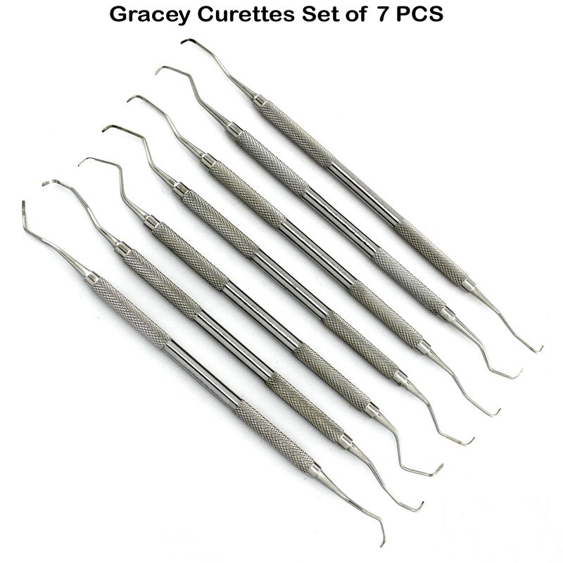 Dental Gracey curettes Set von 7 Parodontalen Scal... – Grandado