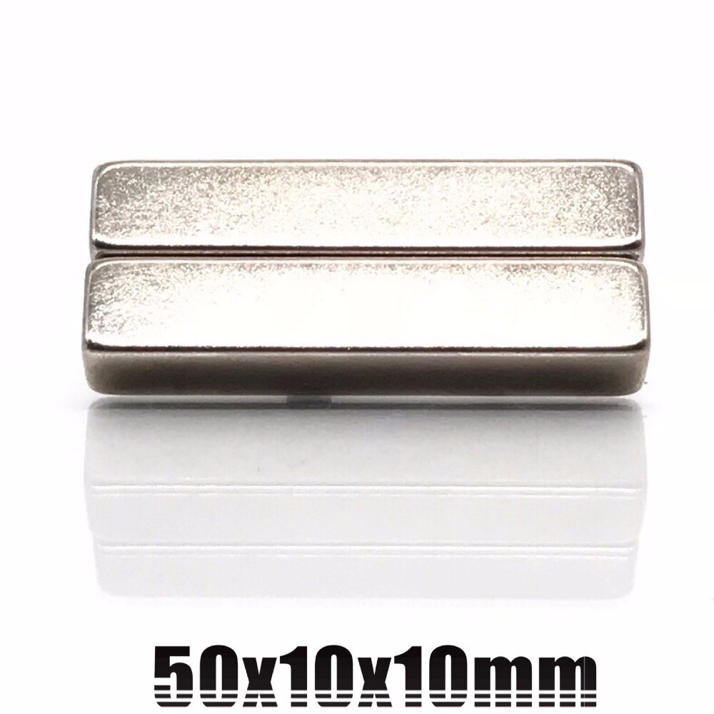 2 stücke 50*10*10mm neo dymium magnet Rare Earth n... – Vicedeal