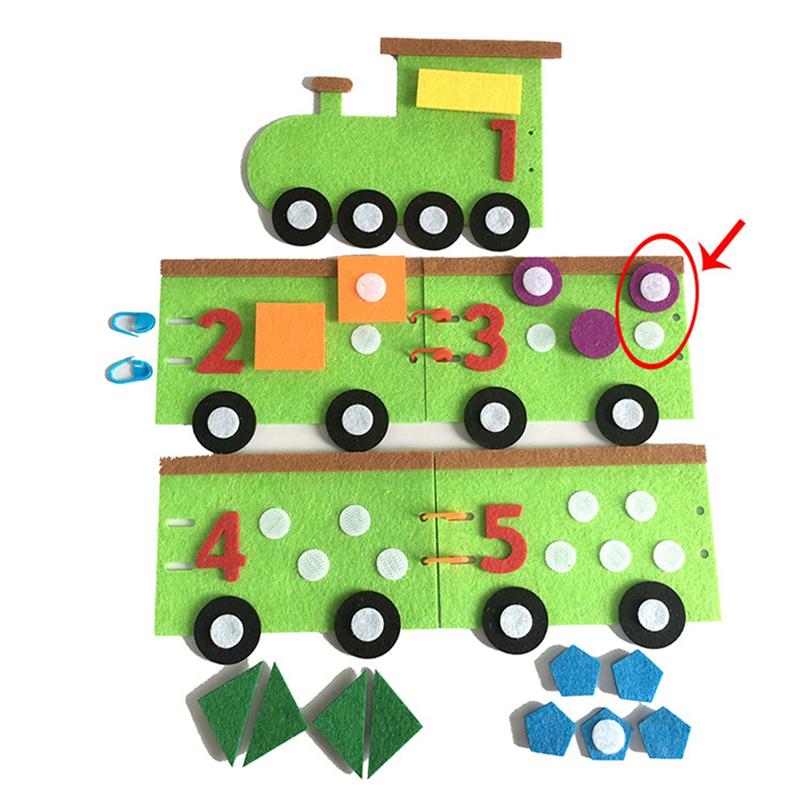 1 Set Kids Felt Non-woven Decor Educational Teachi... – Grandado