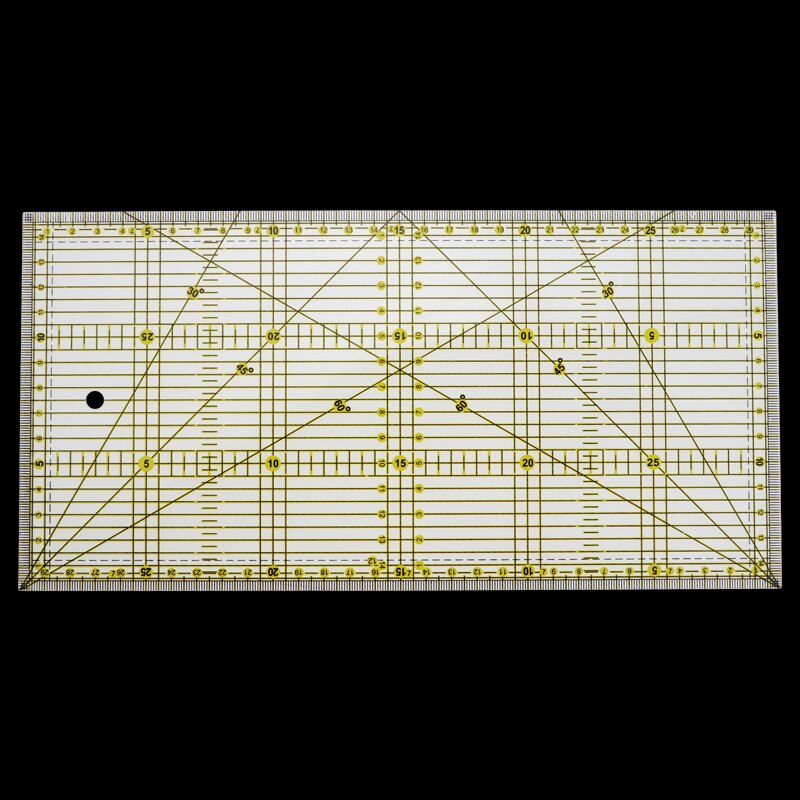 Multi-purpose Patchwork Cloth Quilting Ruler DIY Garment Cutting Ruler ...