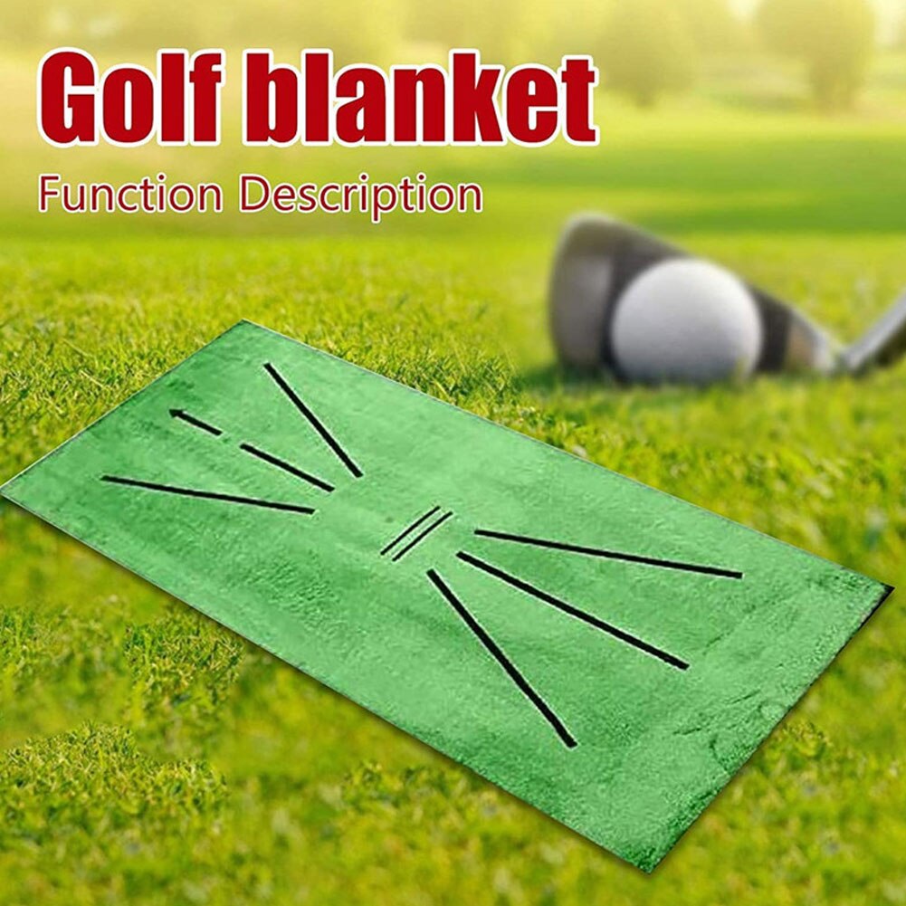 Golf Hitting Mat Swing Training Aid Portable and F... – Grandado